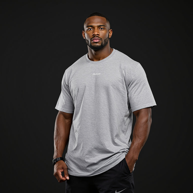 Men's Athletic Fit Premium Oversized Tees for Athletes and Bodybuilders ...